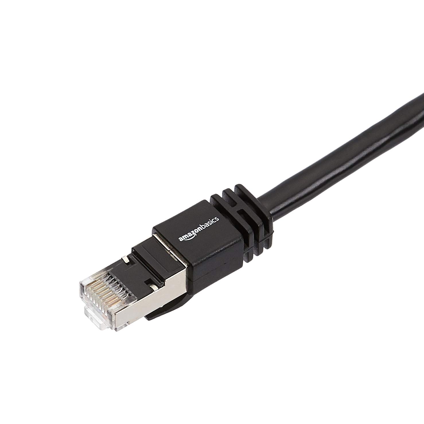 Amazon Basics RJ45 Cat 7 High-Speed Gigabit Ethernet Patch Internet Cable, 10Gbps, 600MHz, 15 Feet, White
