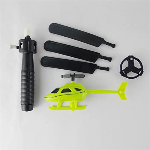 ANPIOX 3 Pieces Handle Pull Wire Power Helicopter Pull Wire Helicopter Outdoor Bamboo Dragonfly Aircraft Popular Toys for Children's Toys Boys Gifts