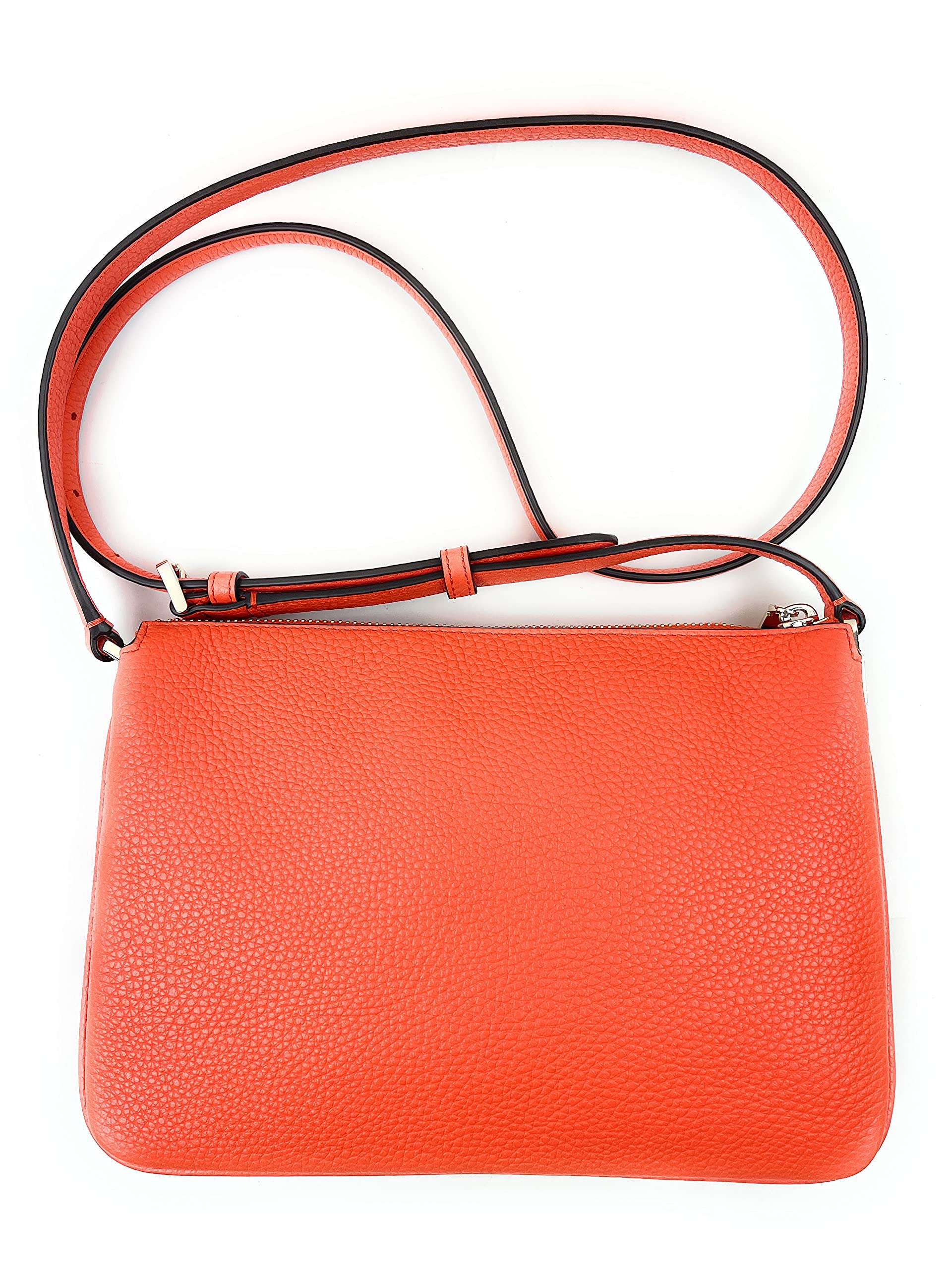 Kate Spade New York Leila Triple Gusset Crossbody (Coral Buds)