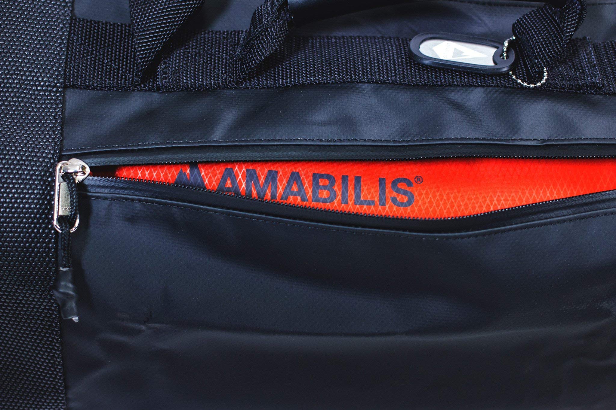 AMABILIS | Waterproof | Dry Bag | Roll Top Design with Buckle Dry Sack | 25L | Compatible with the Dave Jr. Duffel Bag | 26" x 10" | Tango