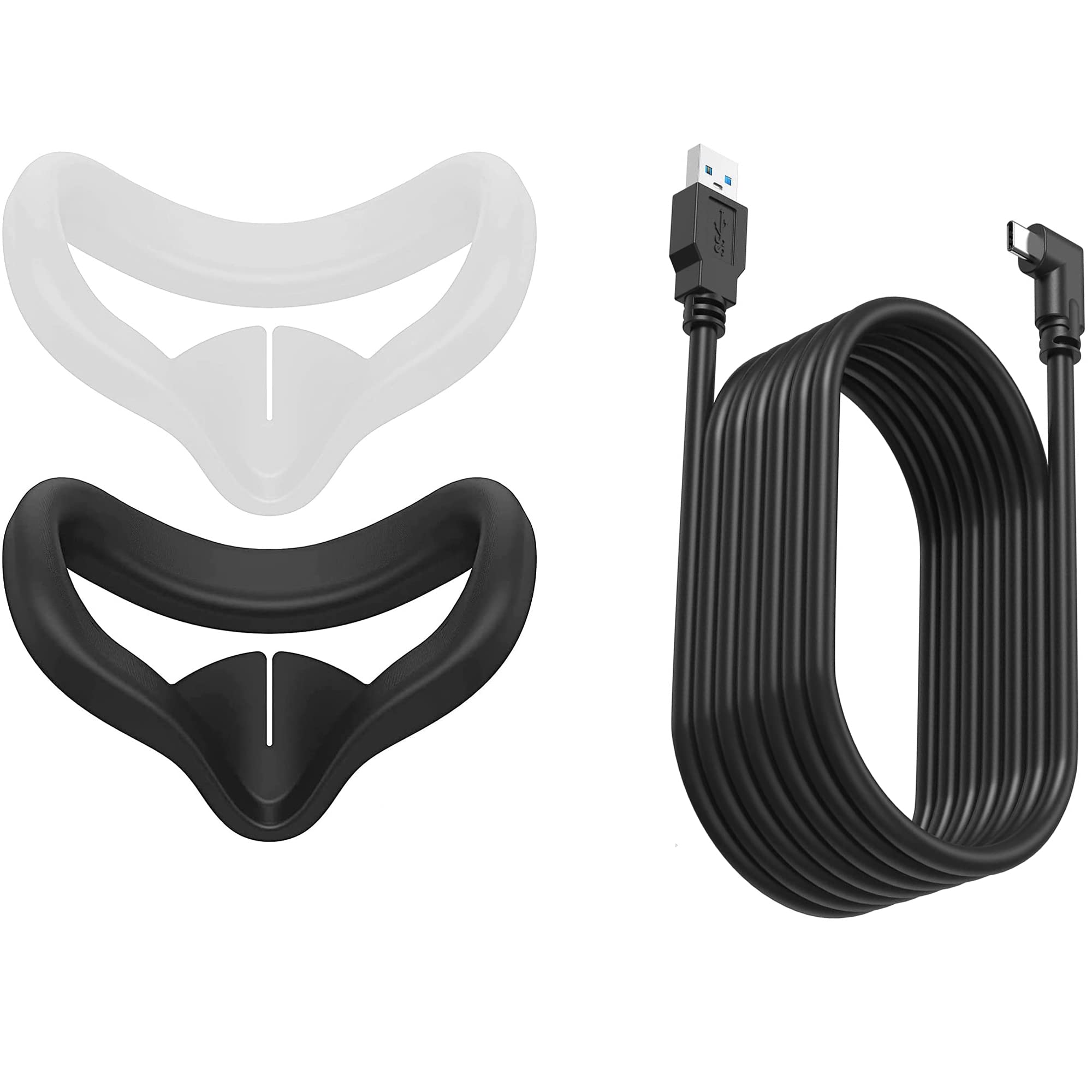 ANSIPPF Link Cable Compatible with Oculus Quest 2 Accessories, 15FT VR Headset Type-C USB 3.2 Link Cable for meta Quest 2 and Quest to Gaming PC, Fast Data Transfer and Charging up to 5Gbps and 3A