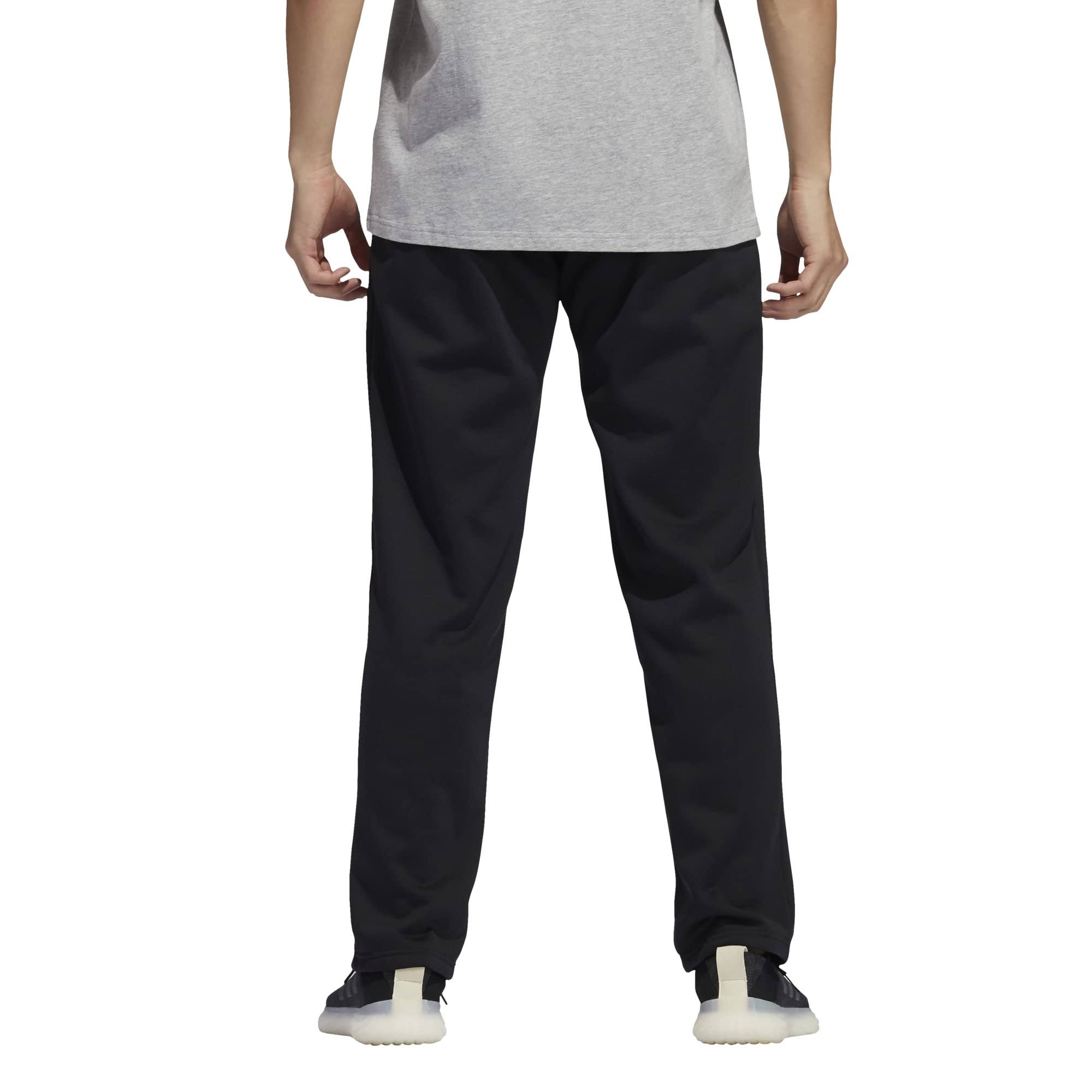adidas Male Game & Go Open Hem Pants, Black/White , L
