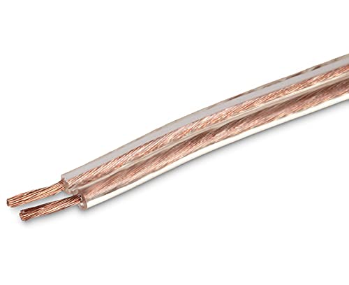 Amazon Basics 16-Gauge Speaker Wire Cable, 100 Feet, 4-Pack