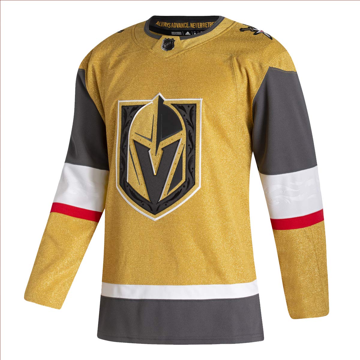adidas Vegas Golden Knights Men's Gold Alternate Authentic Pro Jersey (52/Large)