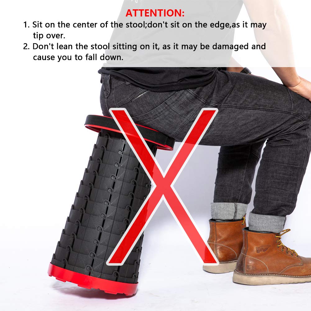 Antarctica Retractable Folding Stools Portable Lightweight for Outdoor Traval Fishing