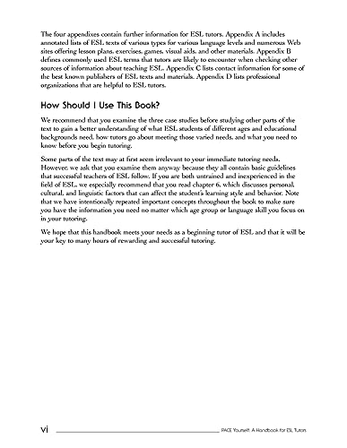 PACE Yourself: A Handbook for ESL Tutors (English Language Teacher Development)