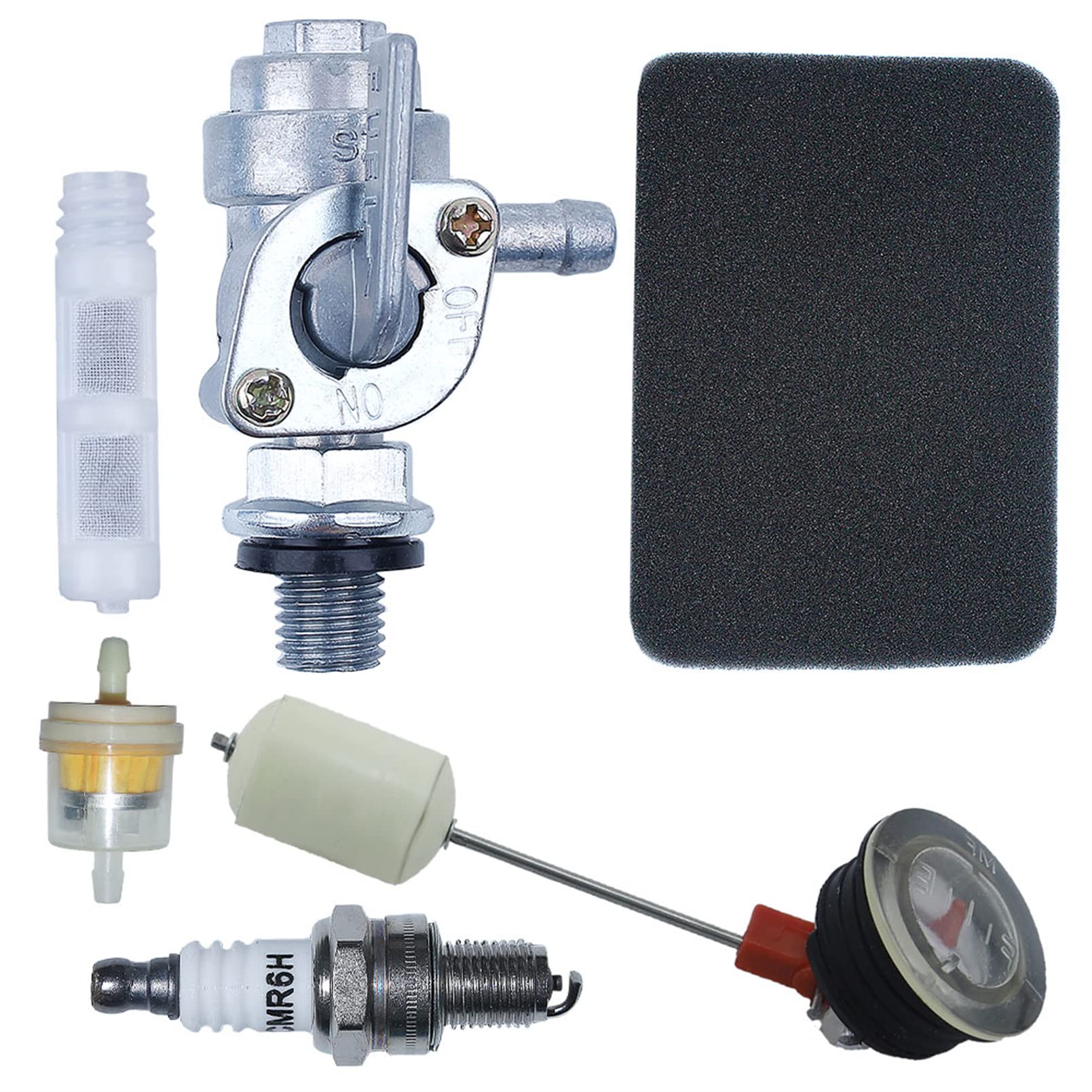 Atunee Air Filter for Generac GP5500 GP6500 GP6500E GP7500 GP7500E GP8000E H5500 H7500 RS5500 RS7000E Generator with Fuel Filter Spark Plug Replace 17211899000