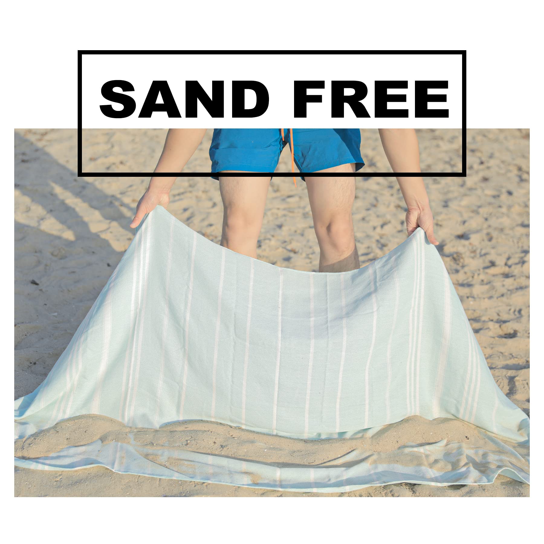 Antfuny Turkish Beach Towels Quick Dry Sand Free Soft Absorbent Extra Large XL Big Blanket Adult Oversized Bath Pool Swim Towel Lightweight Thin Sandless Fast Drying Compact No Sand Dark Gray