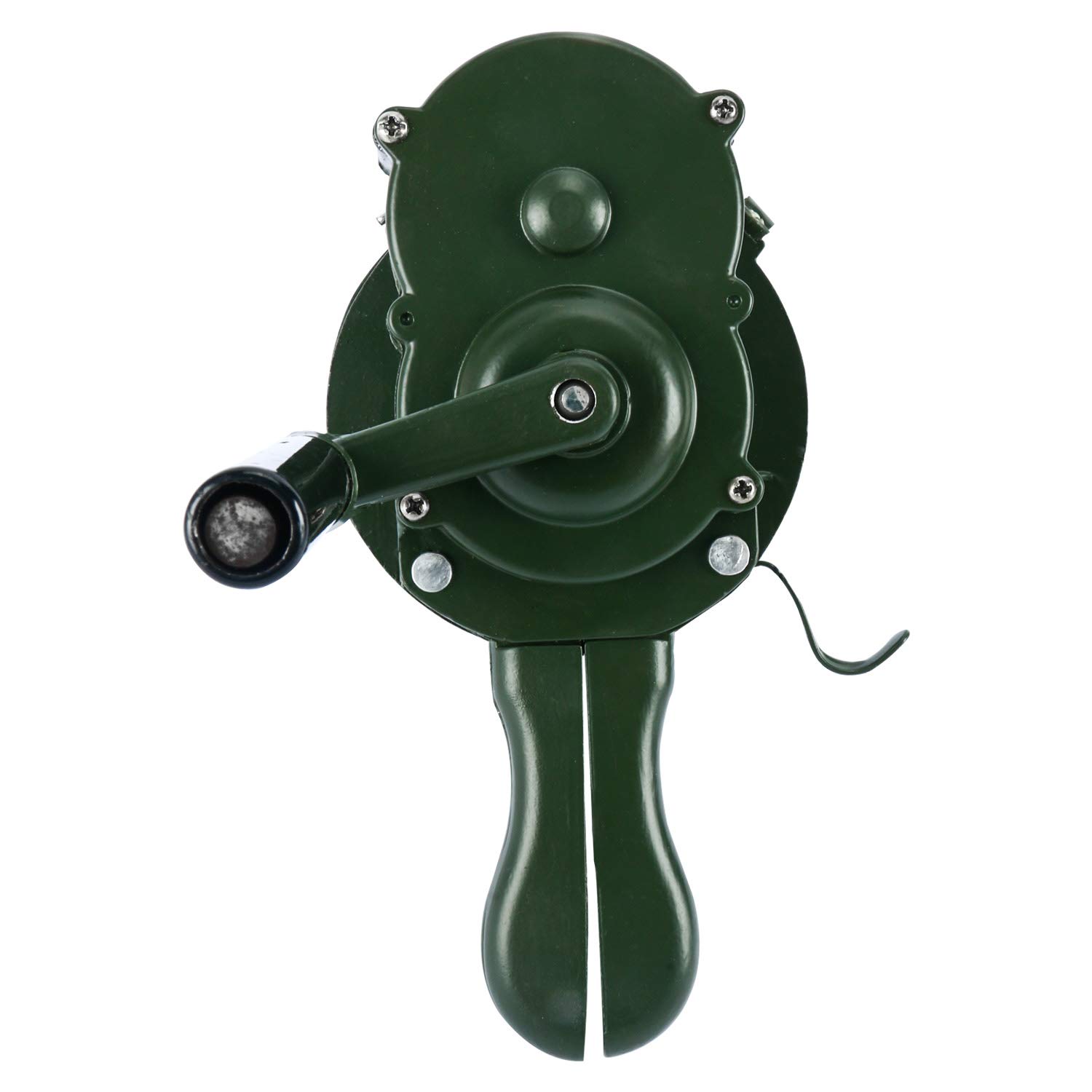 YaeGarden Loud 110±2dB Mount Metal Hand Crank Portable Metal Alarm/Siren