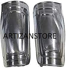 ARTIZANSTORE Medieval Mens Steel Costume Arm Guards One Size Fits Most Silver