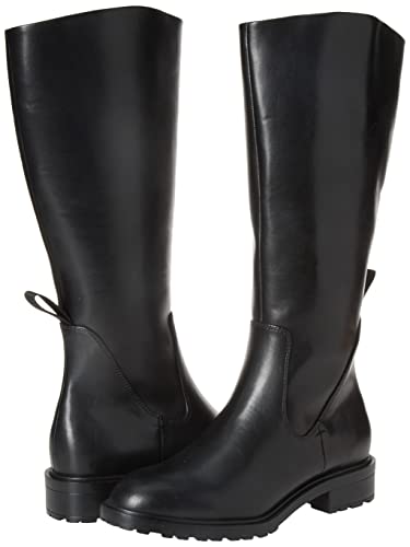 Amazon Essentials Women's Riding Boot, Black, 9