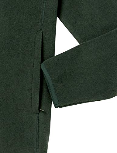 Amazon Essentials Men's Long-Sleeve Hooded Full-Zip Polar Fleece Jacket, Forest Green, Small