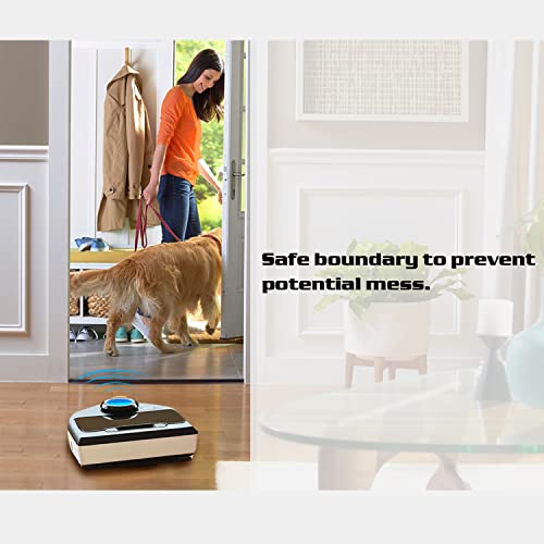 Housolution Boundary Marker, 13 Feet Magnetic Boundary Markers Strip Woks for Neato Robotic Vacuum Cleaner, Alternative Accessory Tapes with 3M Sticker, Black