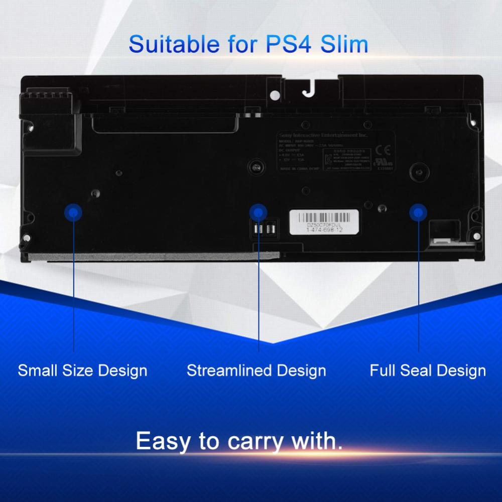 ASHATA ADP-160ER Slim Power Supply Unit 4 Pin Replacement for Sony 4 Slim CUH-25XXB