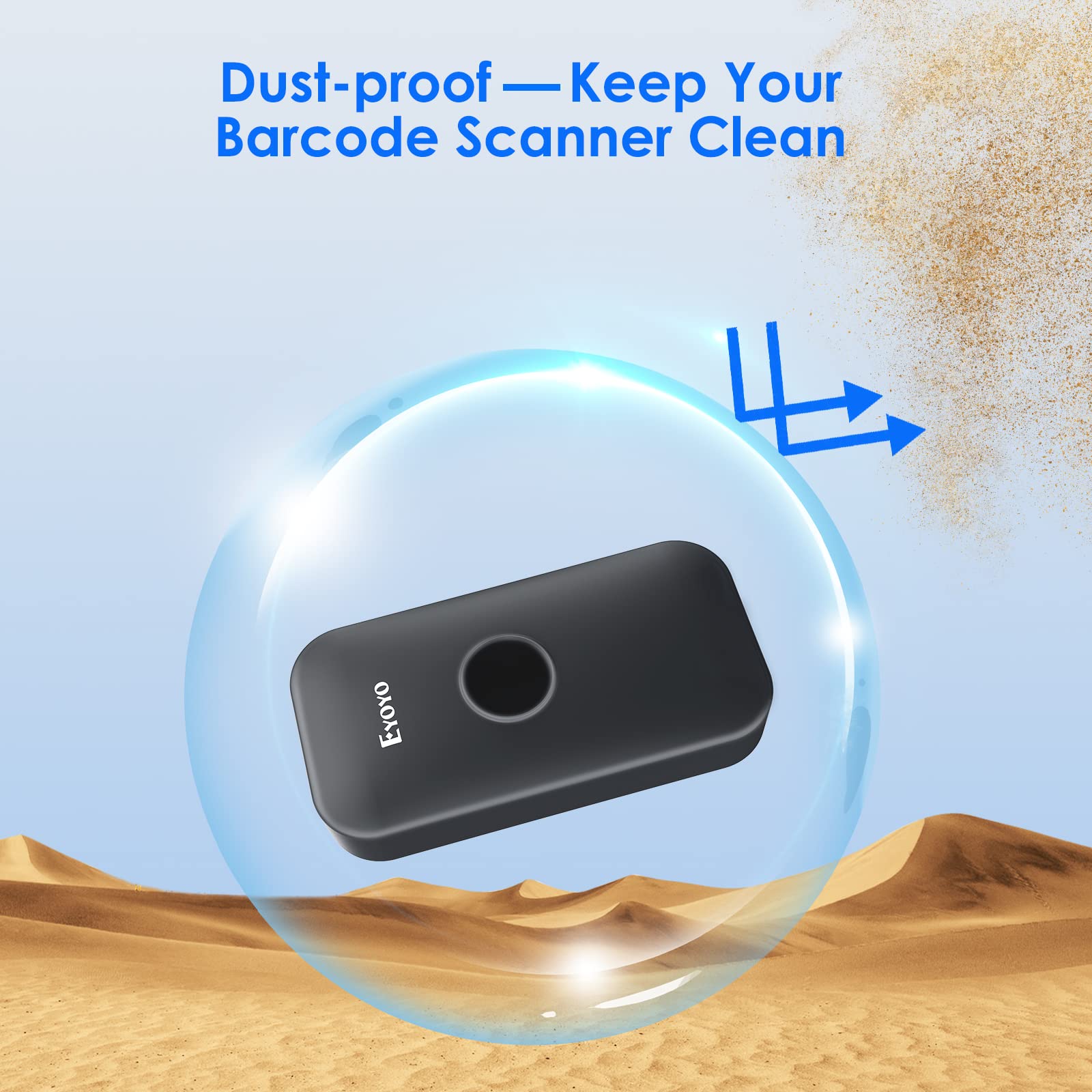 Eyoyo Mini 1D Bluetooth Barcode Scanner Silicone Protective Case for EY-009L, EY-009C, EY-009, Soft Silicone Material, Anti-Scratch