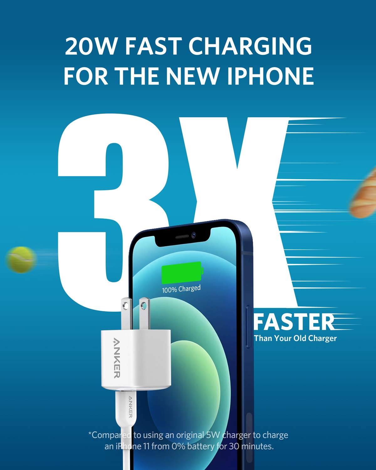 Anker [2-Pack] USB C Charger, Nano Charger 20W Powerport PD Durable Compact high Speed USB C Wall Charger, for iPhone 13/13 Mini/13 Pro/13 Pro Max/12