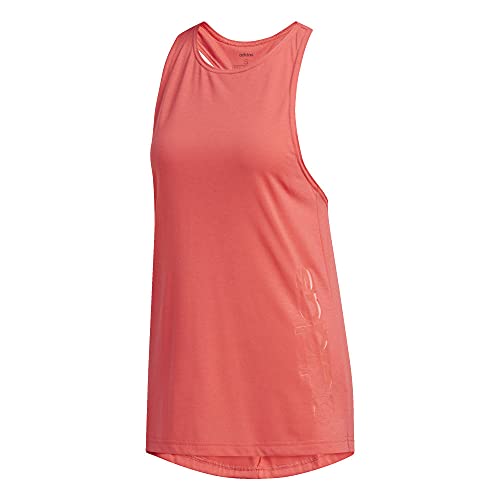 adidas Women's Designed 2 Move Branded Tank Core Pink/Core Pink Large