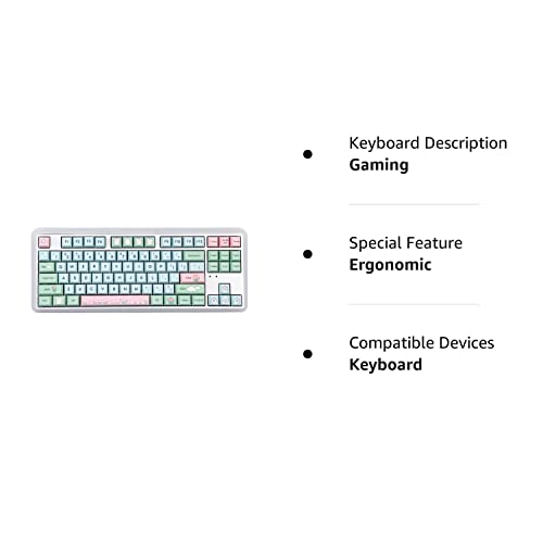 EPOMAKER Alice’s Adventure 156 Keys Cherry Profile PBT Dye Sublimation Keycaps Set for Mechanical Gaming Keyboard, Compatible with Cherry Gateron Kailh Otemu MX Structure