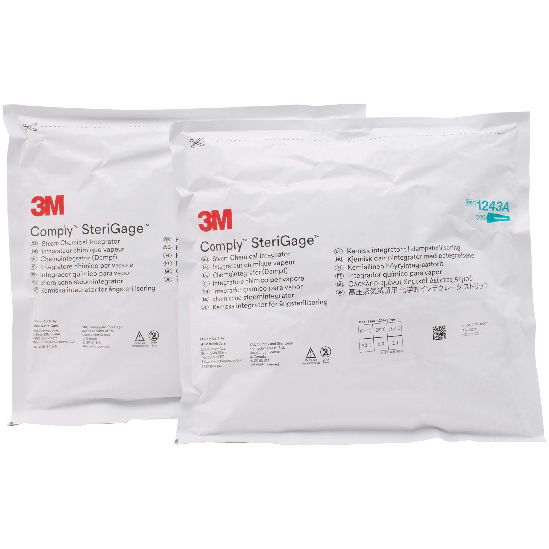 Comply 3M Comply (SteriGage) Chemical Integrator 1243A