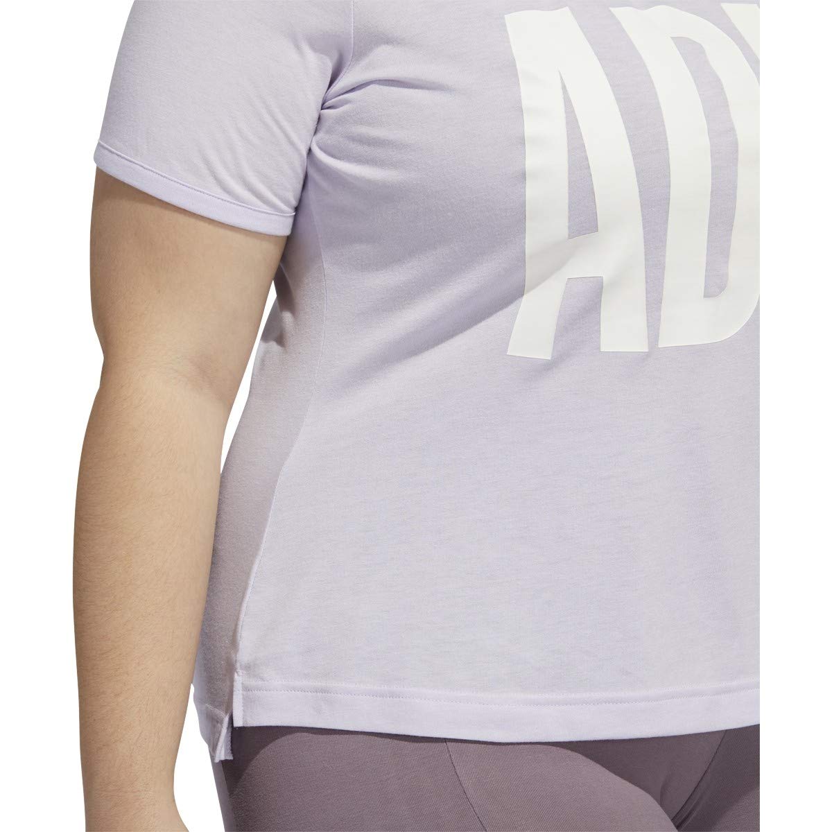 adidas Women's Universal Tee 1 Purple Tint 1X