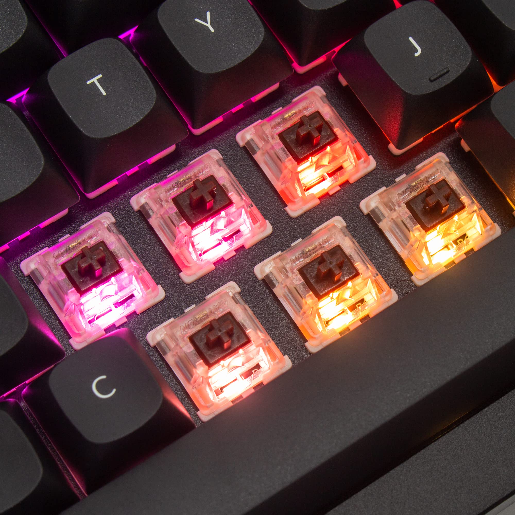 Keychron Q1 Wired Custom Mechanical Keyboard Knob Version, 75% Layout QMK/VIA Programmable with Hot-swappable Gateron G Pro Brown Switch Double Gasket Compatible with Mac Windows Linux - Version 2