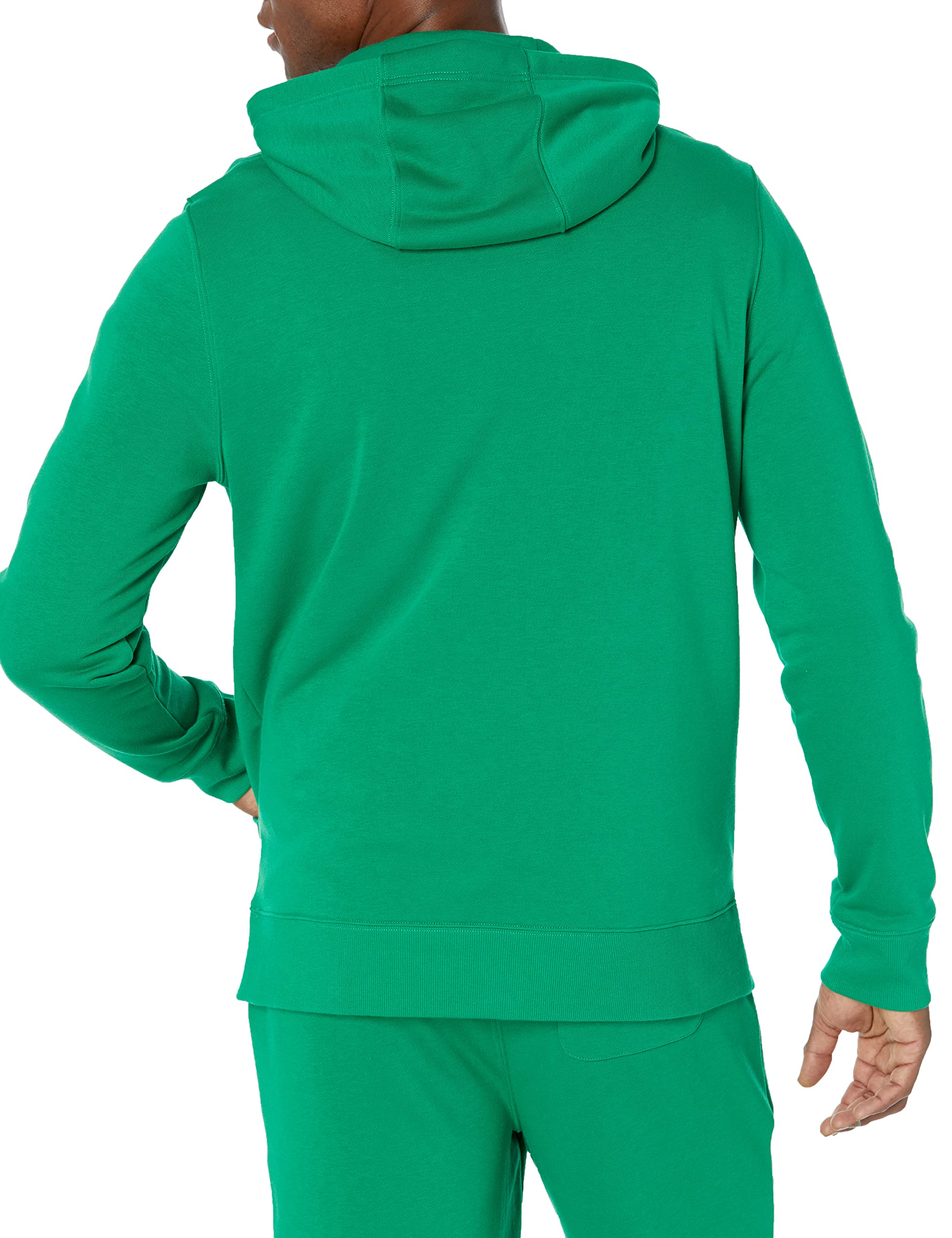 Amazon Essentials Men's Lightweight Long-Sleeve French Terry Hoodie (Available in Big & Tall), Green, X-Large