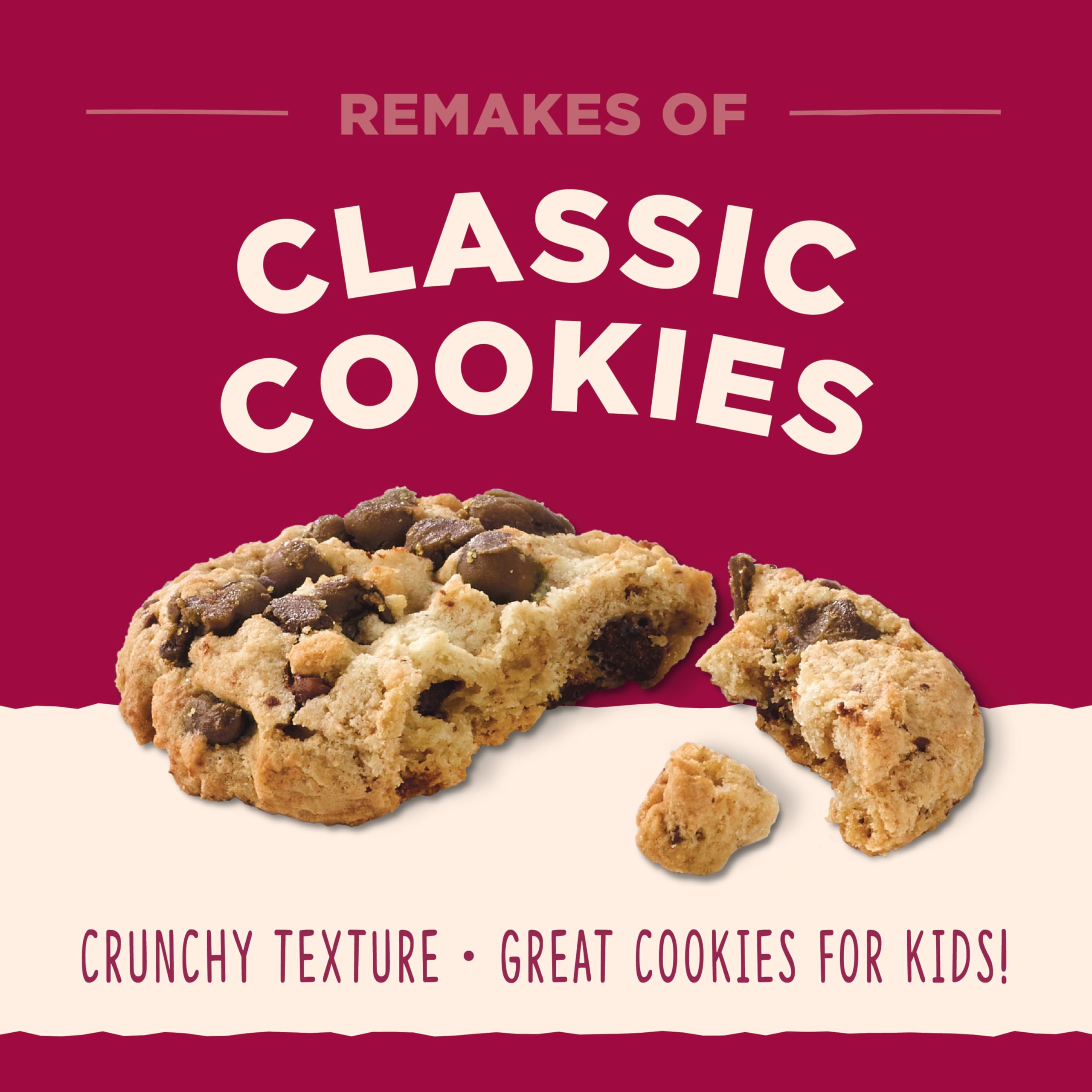Back to Nature Chocolate Chunk Cookies - Dairy Free, Non-GMO, Made with Wheat Flour, Delicious & Quality Snacks, 9.5 Ounce