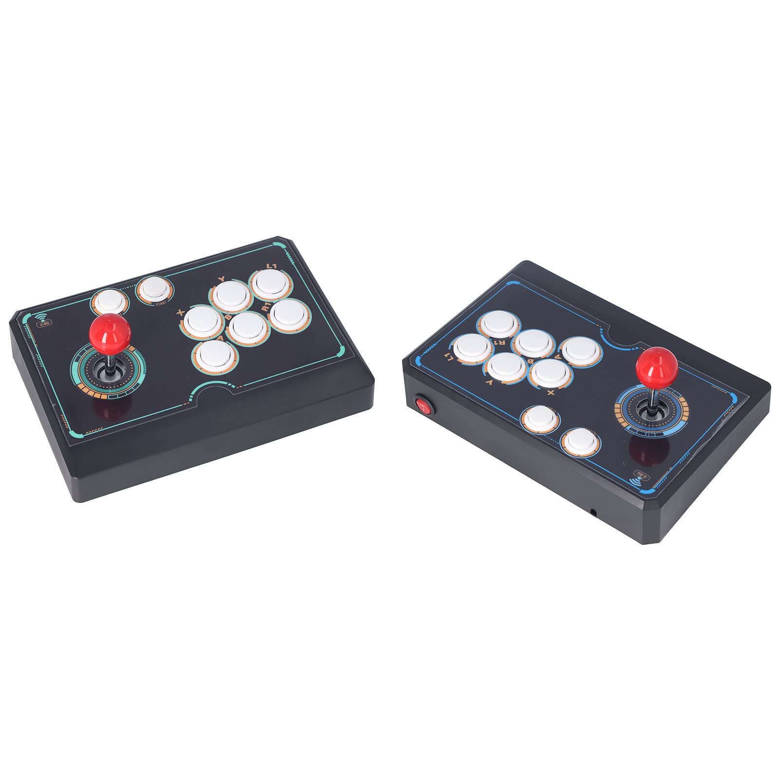 Arcade Game Console, 3D Joystick Arcade Game Machine, Two Player Split Controller, Support WiFi Download, 4.9 Feet Cable, Full HD Video Game for TV, PC, Monitor, Projector (128G)