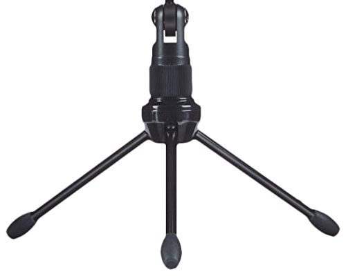 Amazon Basics Mini USB Condenser Microphone for Online Meeting, Gaming, Podcast - Black