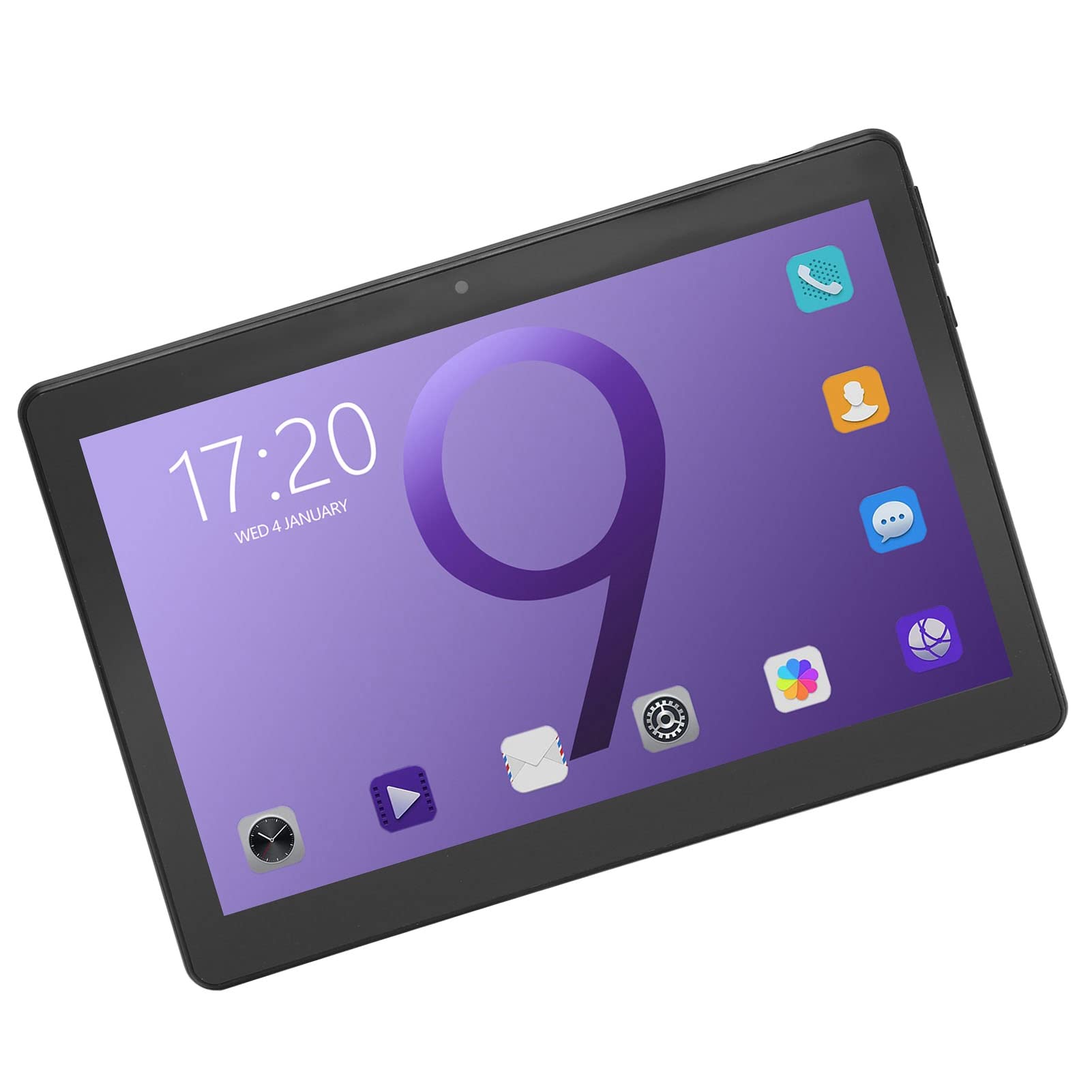 AUHX Tablet 10.1 Inch 4GB 64GB 1960x1080 IPS Phone Tablet for Android11 Dual Cameras for Work (US Plug)