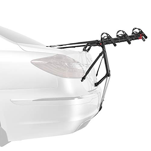 Allen Sports Premier 3-Bike Trunk Rack, Model S103 (Black and red)