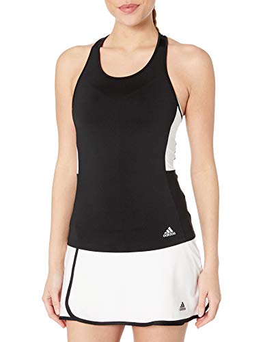adidas Women's Running M10 Shorts 4" Inseam, Black/White, Large