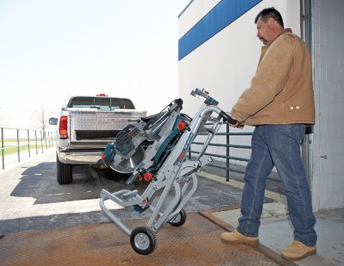 Bosch Portable Gravity-Rise Wheeled Miter Saw Stand T4B