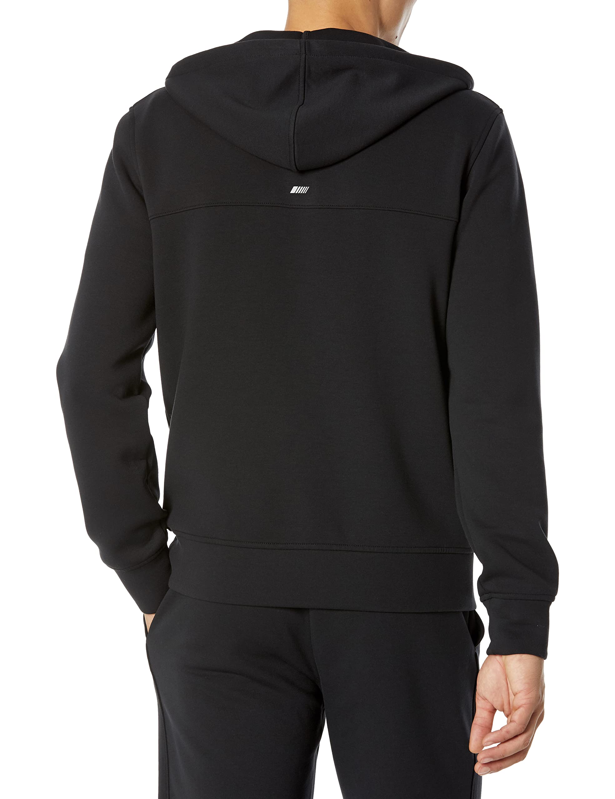 Amazon Essentials Men's Active Sweat Zip Through Hoodie (Available in Big & Tall), Black, 5X-Large Big