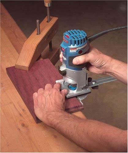 Bosch PR20EVSK-RT Colt Palm Grip 5.7 Amp 1-Horsepower Fixed Base Variable Speed Router with Edge Guide (Renewed)