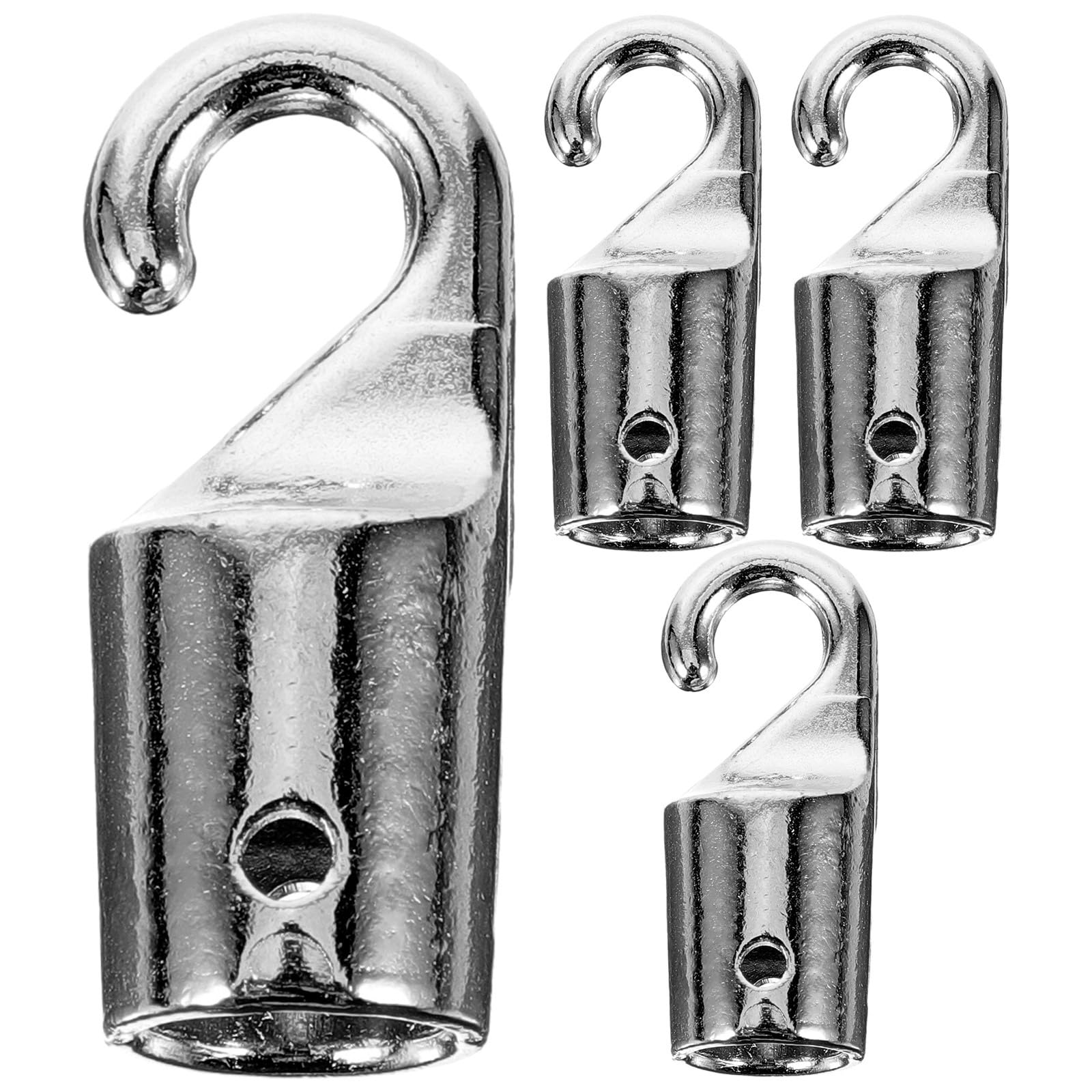 Angoily 4pcs Wand Hook Vertical Blinds Replacement Parts Wand tip Hook for Blinds Blind Parts Blind Hook Replacement Blind Wand Replacements Curtain Hooks for Drapes Connector Metal Mini