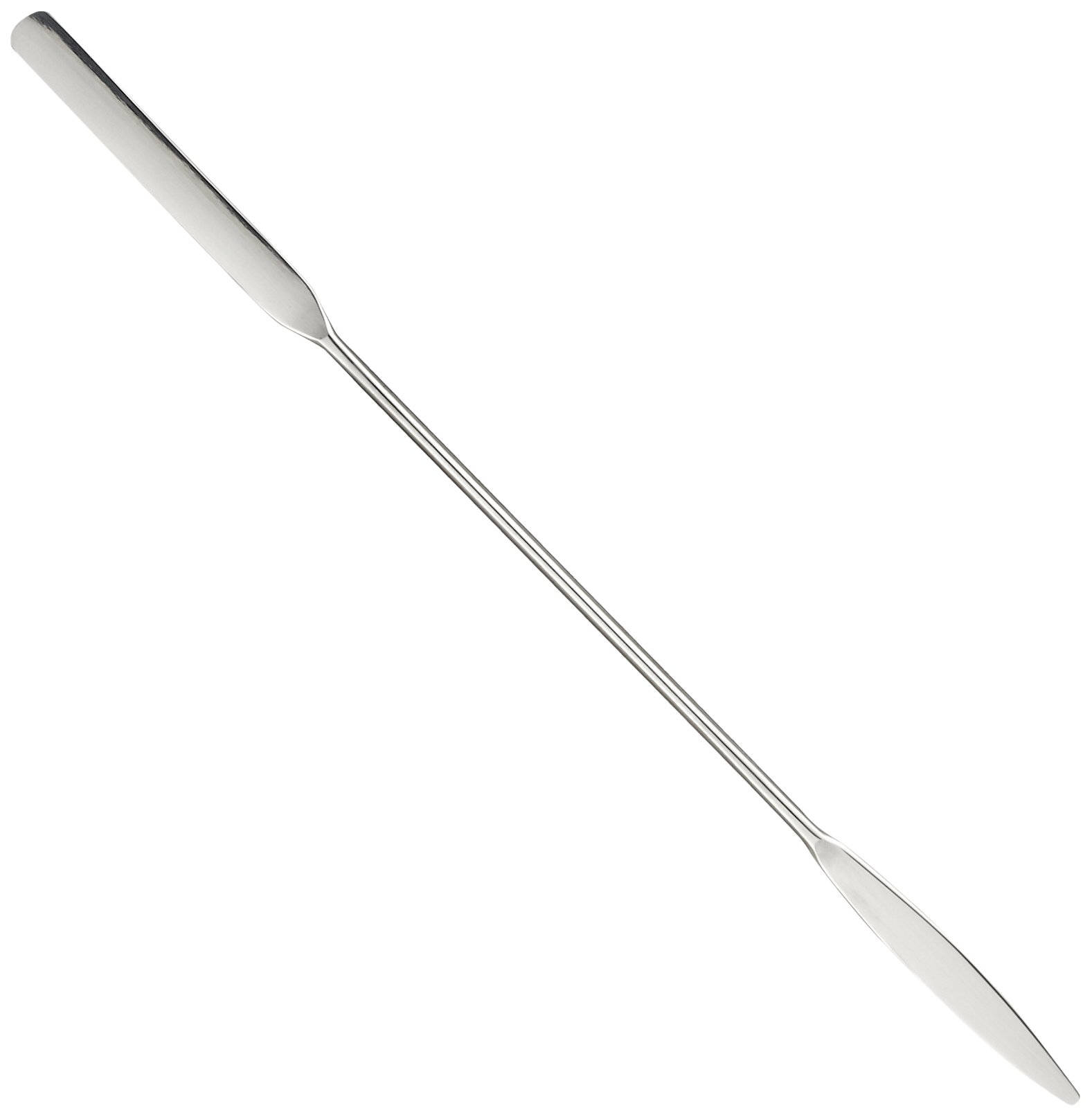 Heathrow Scientific HD15907 Spatula with Rounded Flat End and Tapered Flat End, 7" Overall Length