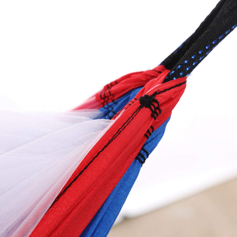 All in One Camping Hammock Bundle Set with Mosquito Bug Net, Rain Fly, Tree Straps and Compression Sack - Lightweight, Heavy Duty, Double & Single Hammocks for Outdoor Travel Survival & Backpacking.