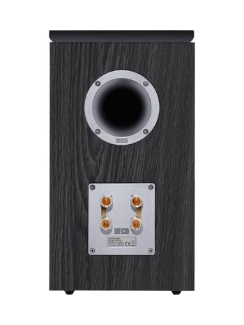 HECO Aurora 300 Bookshelf Speaker Pair 2 Way, 6.5" Monitors in Ebony