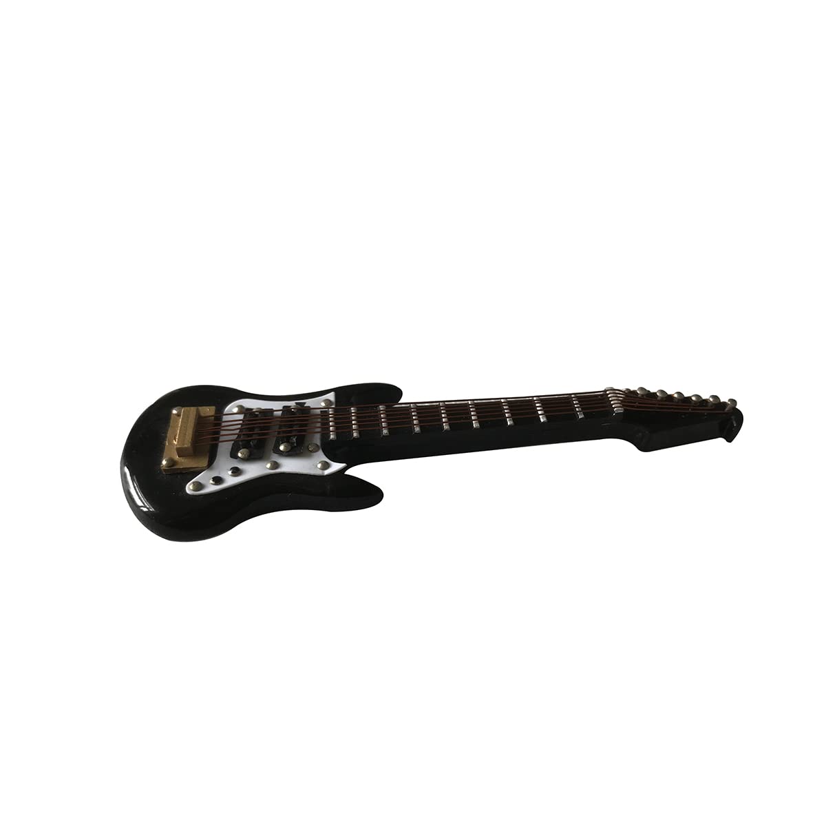 ALANO 9cm Black Mini bass Guitar Decoration Decorative Guitar Dollhouse Guitar(GE23B-9)