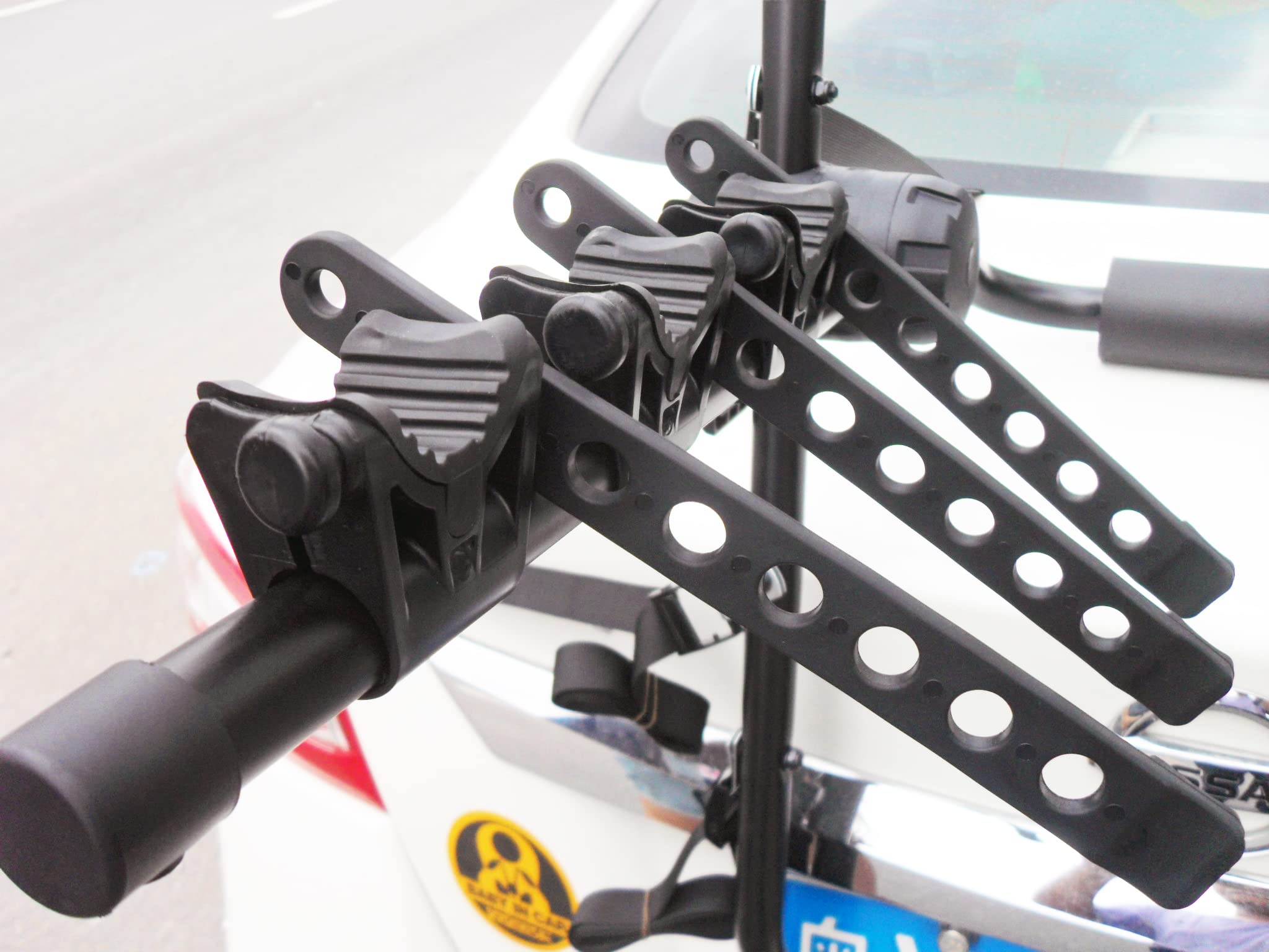 ASENDIWAY 6Pcs/Set Bike Rack Straps Replacement Bicycle Hitch Strap Cradle Bike Carrier Mount Rubber Strap Black Spare Hooks Car Racks Accessories Truck Hitch Fit 1" Diameter Tubes