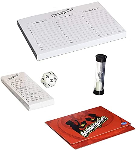 Scattergories Game of Categories Bundle with Mr Dice Drawstring Bag