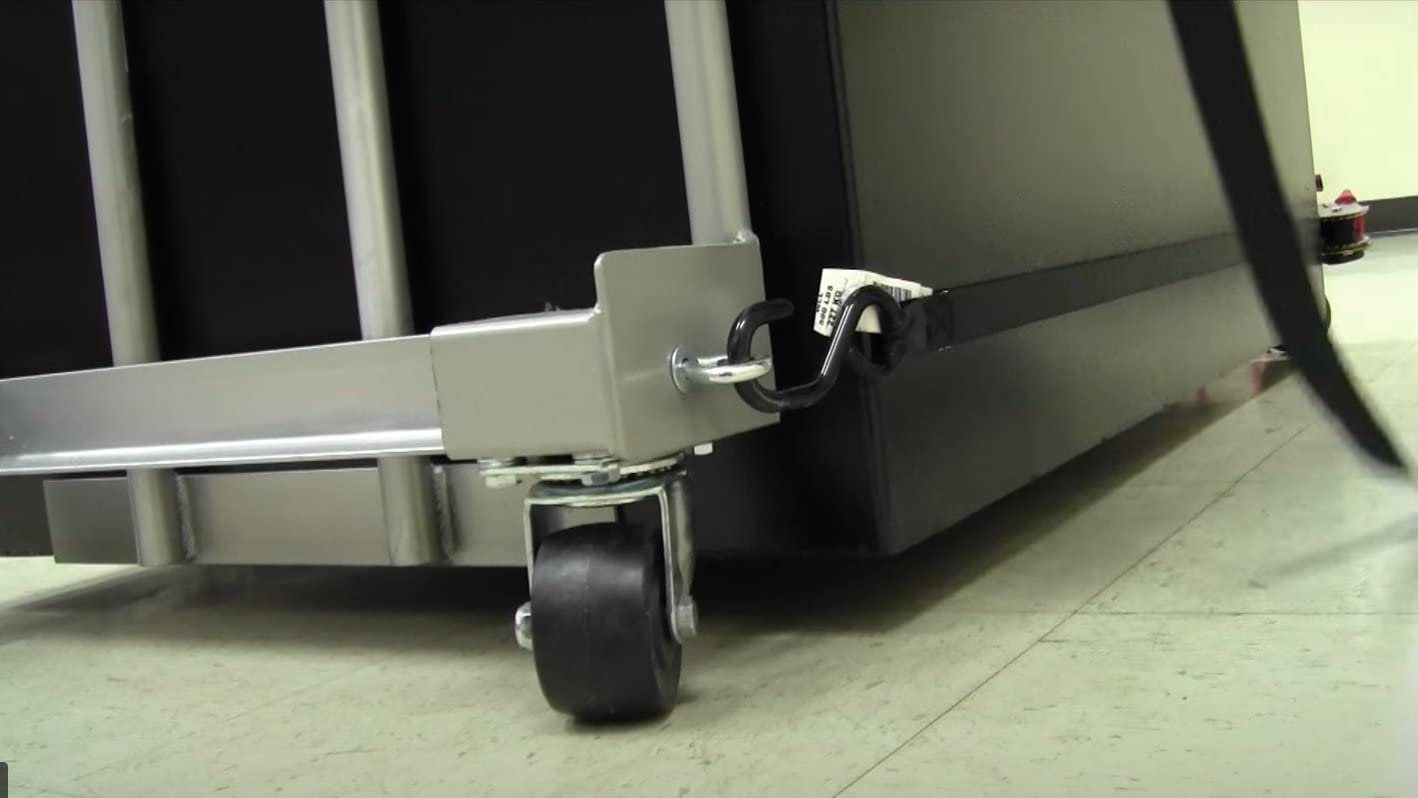 Anderson Gun Safe Dolly 1600 Lbs. Capacity / Heavy Duty Steel / 3 inch casters / Retractable Ratchet Straps / Padded Frame / Made in The USA