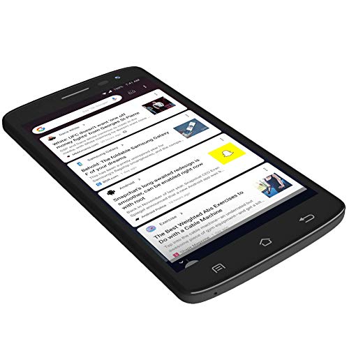 RCA Q2 Android 9.0 Pie, 5.0" HD, 4G LTE, 16GB, 8MP 5MP Dual Camera, Dual Sim, Unlocked Smartphone (Black)