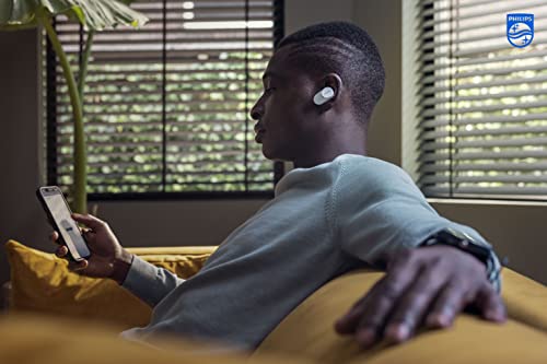 PHILIPS Fidelio T1 True Wireless Headphones with Active Noise Canceling Pro+, Audiophile Quality, White
