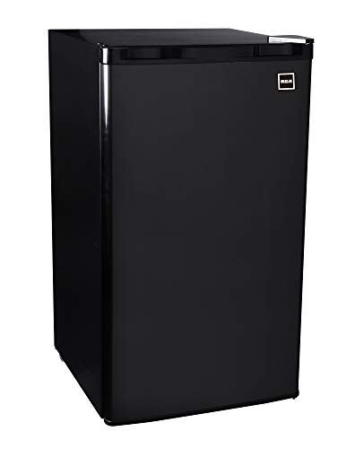 RCA RFR335, 3.2 Cu Ft Compact Design Mini Fridge with Freezer, Black Stainless