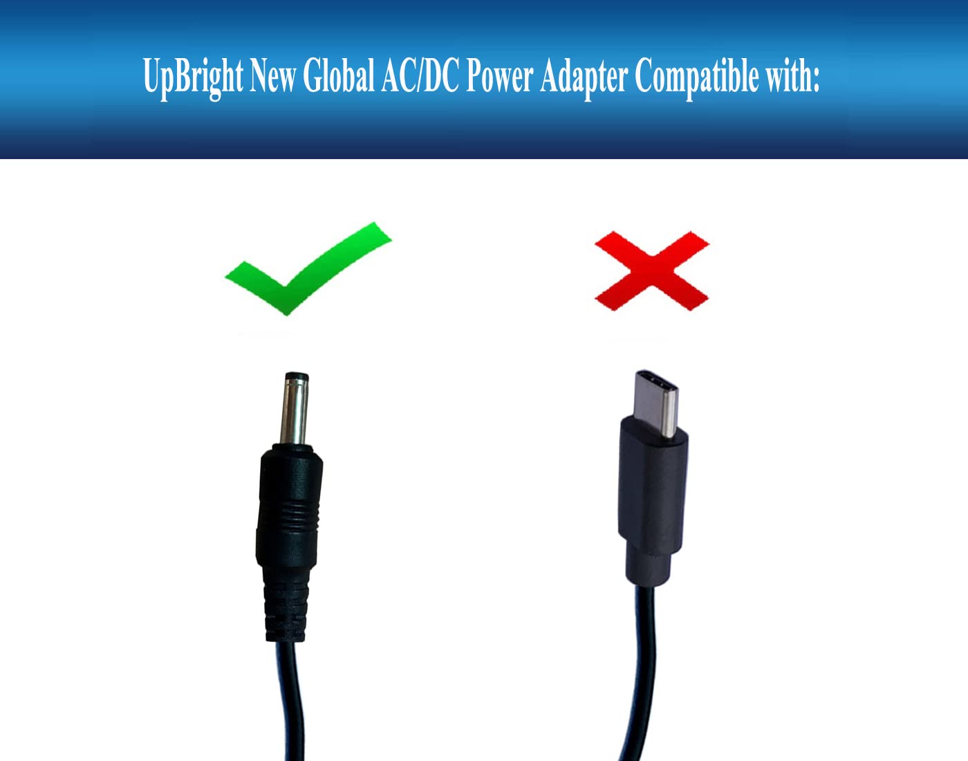 UpBright 5V AC/DC Adapter Compatible with C.Crane CCrane OBA CC Solar Observer Wind Up Emergency Crank Radio FT-007 FM Stereo Transmitter FD35UD-5-300 NF-510 3V - 6V 300mA Power Supply Battery Charger