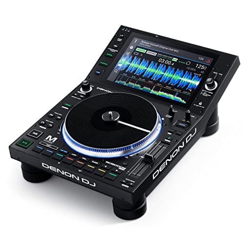 Denon DJ SC6000M PRIME –Standalone DJ Media Player with Motorized Platter, WiFi Music Streaming and 10.1-Inch Touchscreen
