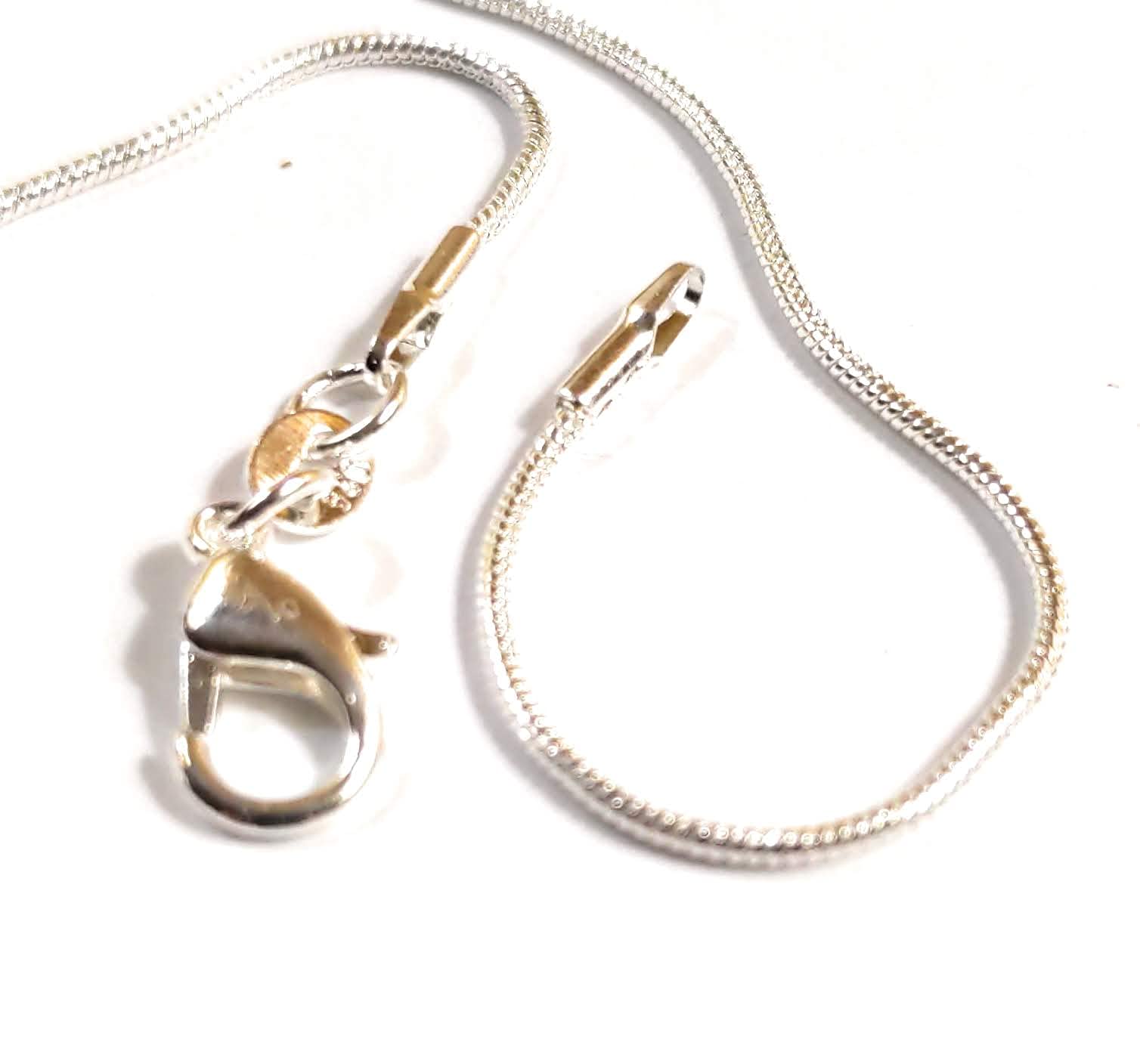 Angel Wing Heart Pendant Necklace Guardian Angel Silver Plated Snake Chain 20 Inch Gift Boxed Jewelry