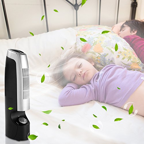 Goplus 2 PCS Mini Air Cleaner Air Ionizers for Home Office Odor Allergies Eliminator from Pets, Smoking, Cooking and Laundry, 2 Speed Operations